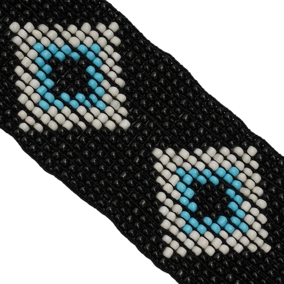 Accessories | Stretchable Seed Bead Belt With Wooden Closure | Poshmark